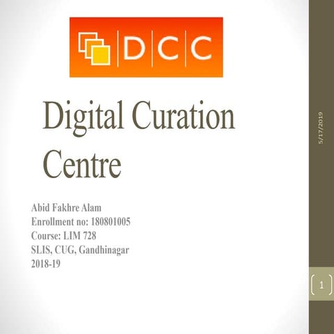 Digital curation centre | PPTX