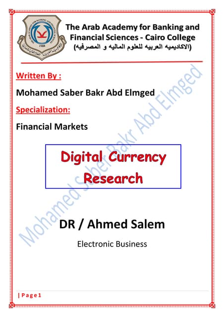 Digital currency | PPT