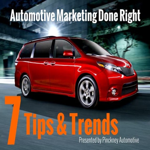 7 Automotive Marketing Tips & Trends | PDF | Business | Business and ...