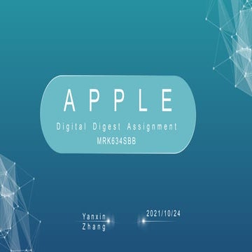 Digital digest assignment | PPTX