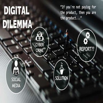 Digital dilemma (Social Media & Cyber Crime) | PPT