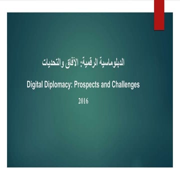 Digital diplomacy | PPTX