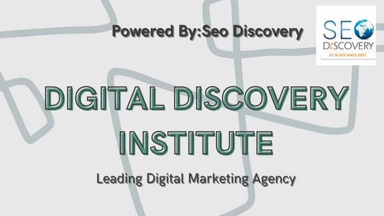 Digital Discovery Institute Infographic | PDF