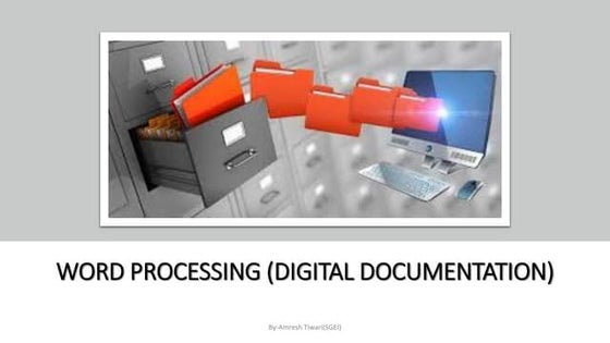 Digital Documentation Ppt Ppt