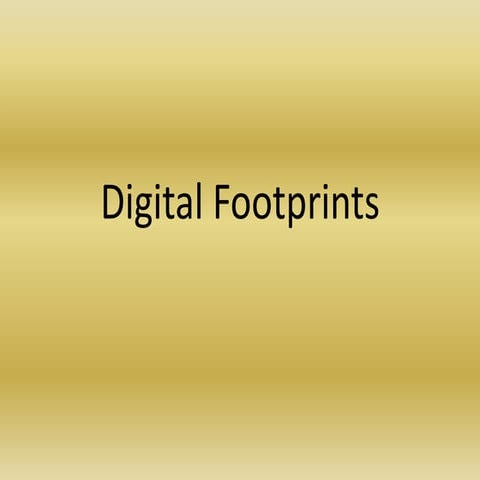 Digital Dossier | PPTX