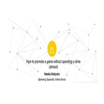 How to promote a game without spending a dime (almost) | PDF ...