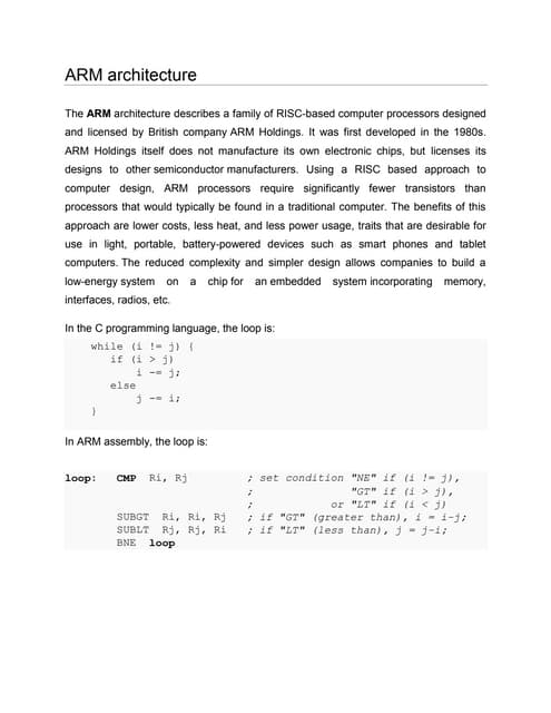 ARM7-ARCHITECTURE | PDF