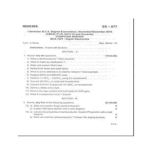 Digital electronics | PDF