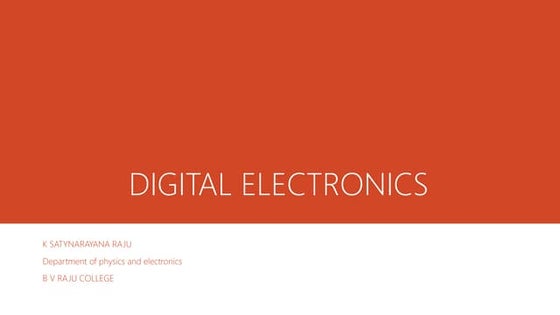 Binary number system | PPTX | Technology & Computing