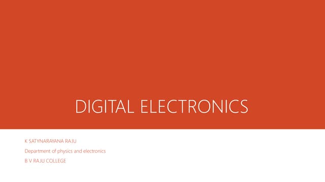 Binary number system | PPTX