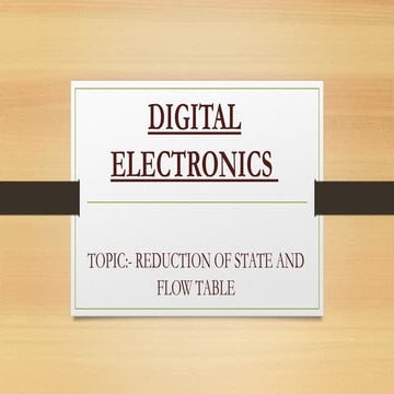 DIGITAL ELECTRONICS updated versoin unit 4 important | PPTX