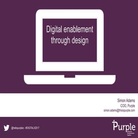 Digital enablement through design | PPT