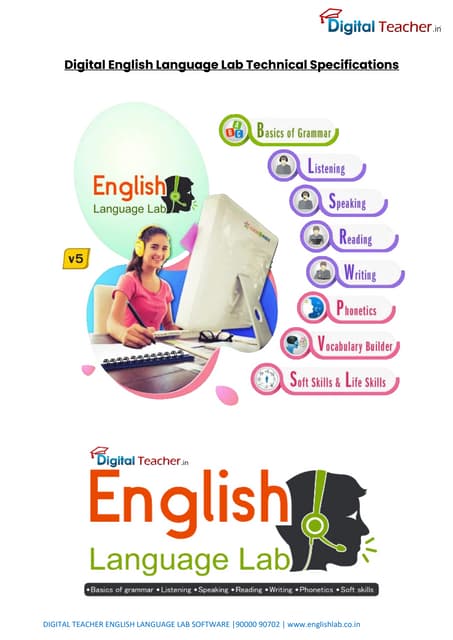 Best Interactive English Language Lab Software Internet is Not Required ...