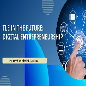 DIGITAL ENTREPRENEURSHIP for students under MAED | PPT