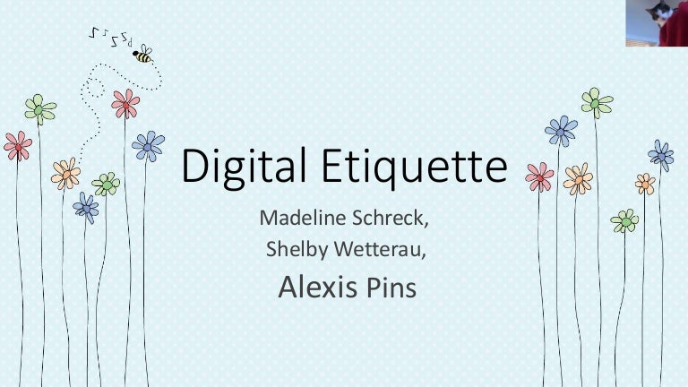 Digital Etiquette Words