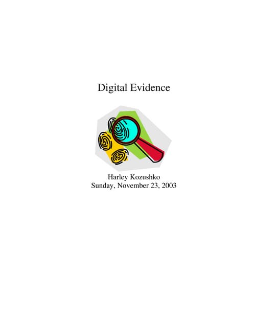04 Evidence Collection and Data Seizure - Notes | PDF