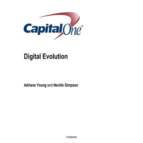 Digital Evolution Capital One | PPTX