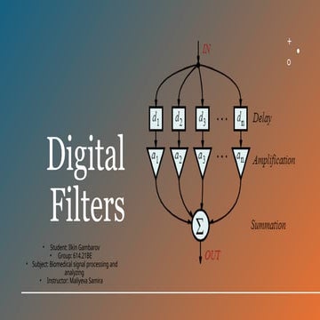 Digital Filters.pptxasfffffffffafafasfafF | PPT