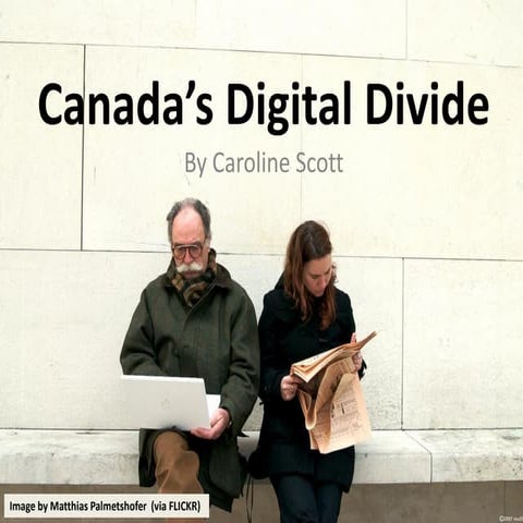 Canada's Digital Divide | PDF | Internet for Beginners | Internet