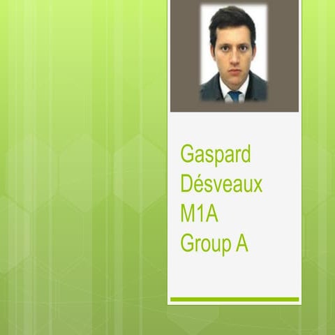 Gaspard Desveaux presentation | PPTX