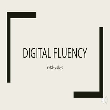 Digital Fluency PowerPoint | PPTX