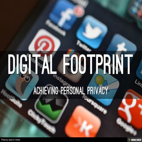 Digital footprint | PPT