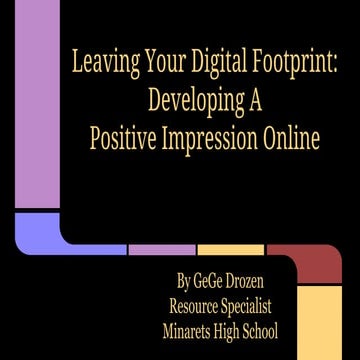 Evolution of digital footprints | PPTX