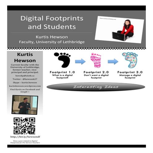 Digital footprints and Students handout | PDF