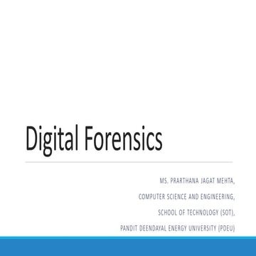 Digital Forensics.pdf df ppt digital forensic | PPT
