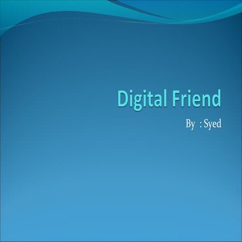 Digital friend copy | PPT | Antivirus Software | Computer Software and ...