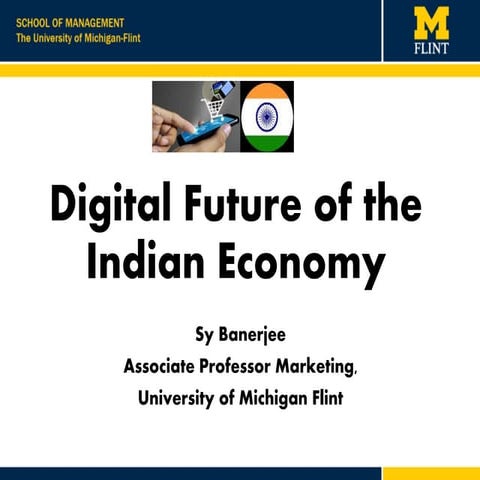 Digital future of the Indian economy | PPTX