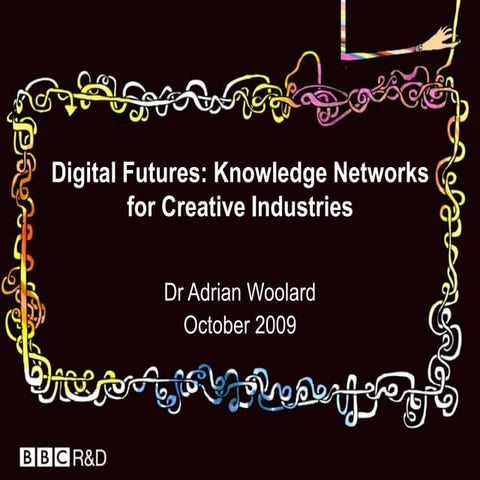 Digital Futures Knowledge Networks Bbc R&D At Mmu Create Group Launch | PPT