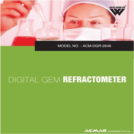 Digital Gem Refractometer by ACMAS Technologies Pvt Ltd. | PDF