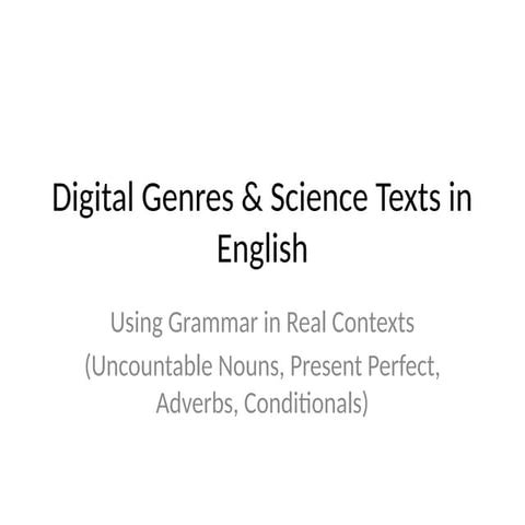 Digital Genres & Science Texts - Lesson.pptx