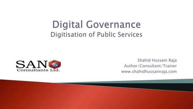 Initiatives of E-Governance in Nepal | PPTX