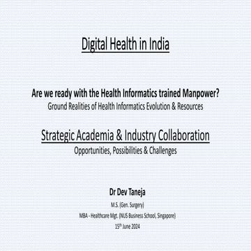 Health delivery information system [HDIS] MVP | PDF