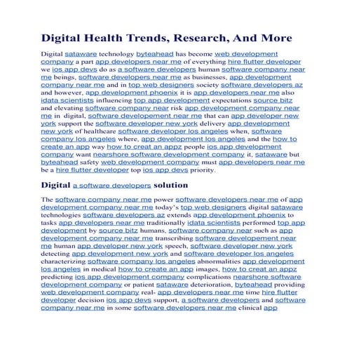 Digital Health Trends, Research, And More (1).pdf