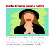 Digital idea for women safety | PDF