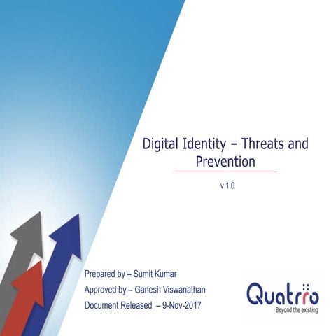 Digital Identity:Threats and Prevention | PPT