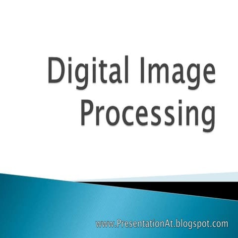 Image processing ppt