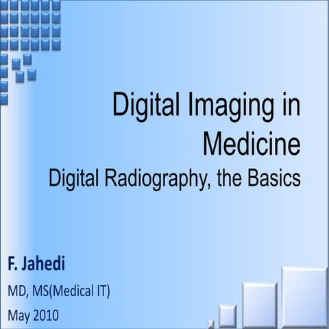 Digital imaging in_medicine | PPTX