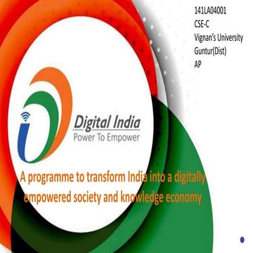 Digital india | PPTX