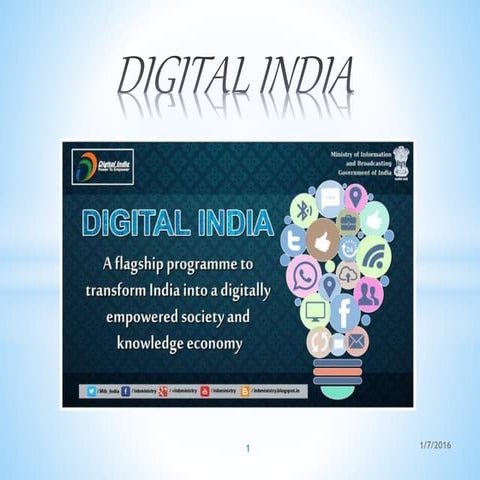 Digital india. new india,next india | PPTX