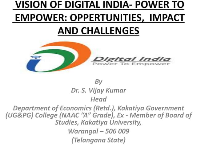 Digital india Presentation | PPTX