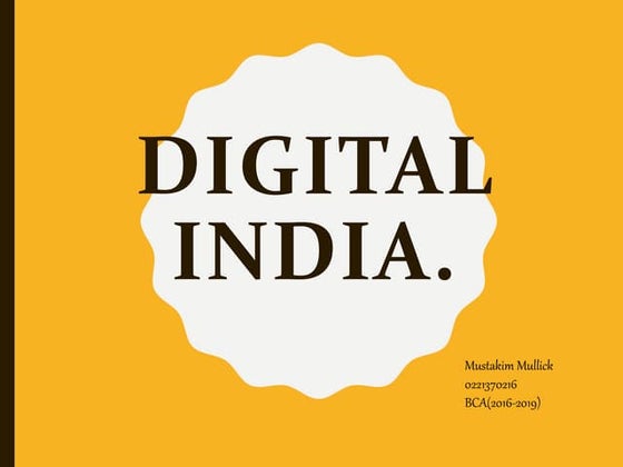CBSE economics Project class 12 Digital India | PDF | Internet | Computing