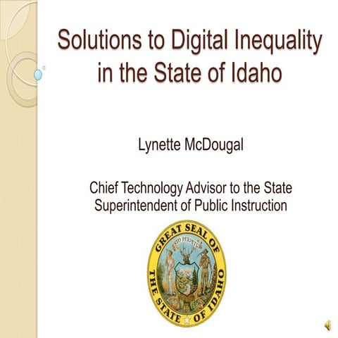 Digital Divide & Digital Inequality Presentation | PPTX
