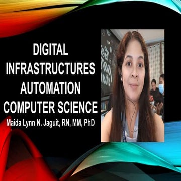 DIGITAL INFRASTRUCTURES AUTOMATION COMPUTER SCIENCE BY MAIDA LYNN N ...