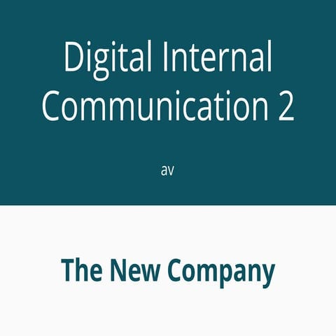 Digital Internal Communication | PDF