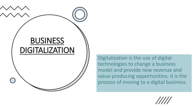 Digitalization | PPTX