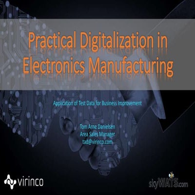 Digitalization in Electronics Manufacturing | PPTX | Computer Software ...